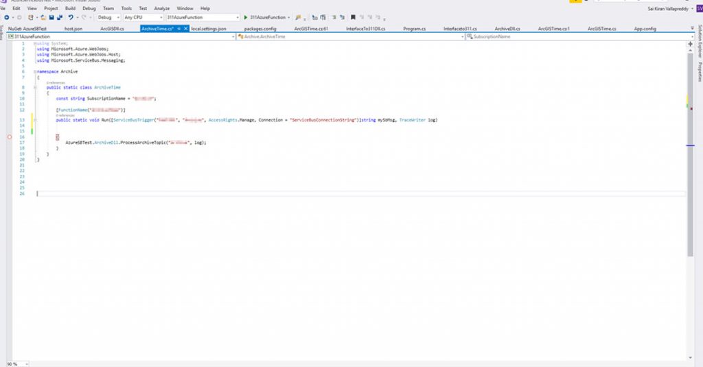 Azure Service Bus Topic Integrate with Azure Functions | WATI